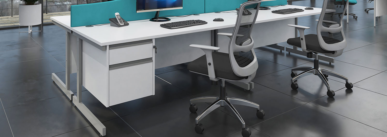 Contract 25 Cantilever Desks | theClassroom.co