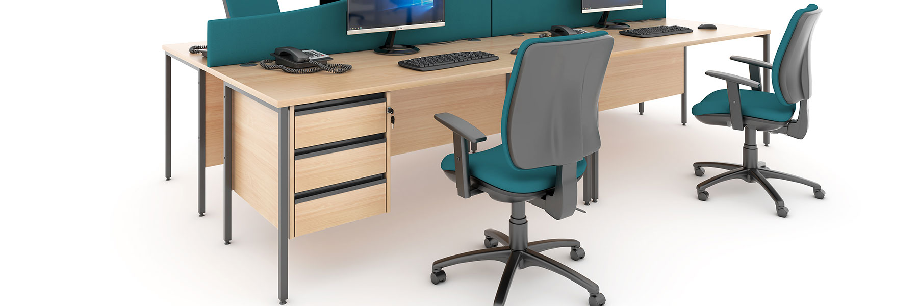Contract 25 H-Frame Desks | theClassroom.co