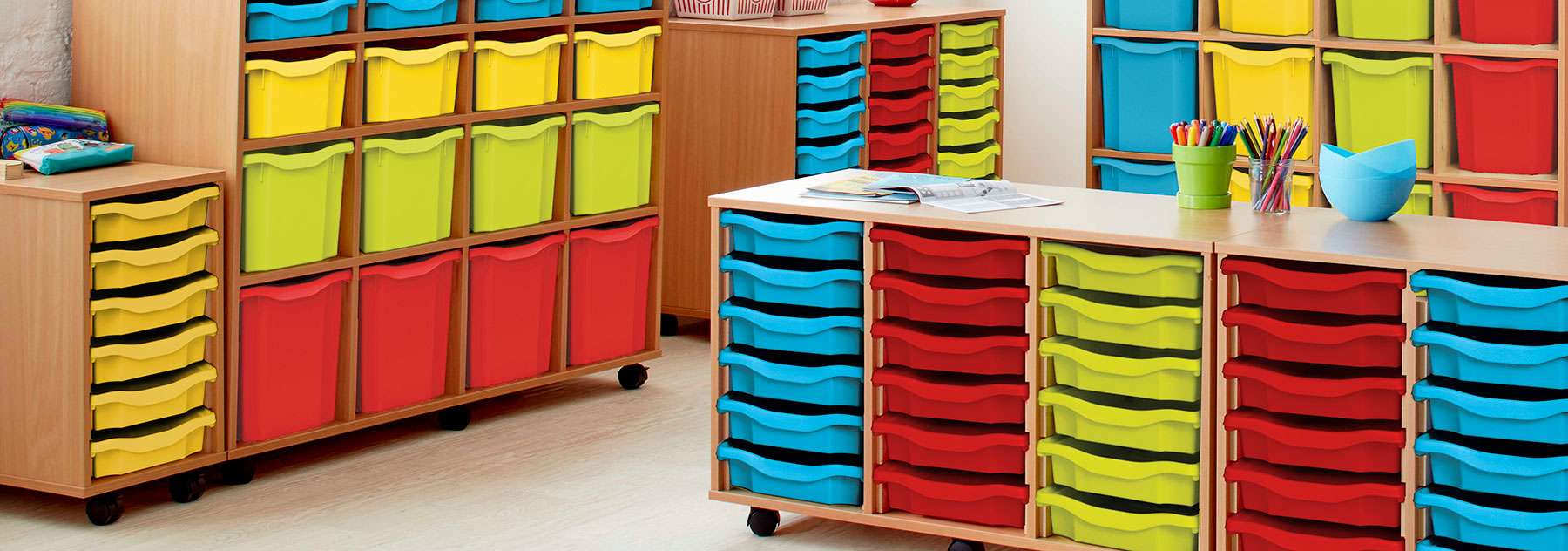 Double, Triple Quad & Combination Tray Storage | theClassroom.co