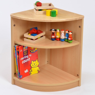 Room Scene - Low Corner Shelves | theClassroom.co