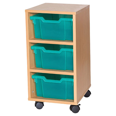 8 High Single Column Tray Storage (4 Deep Trays) | theClassroom.co