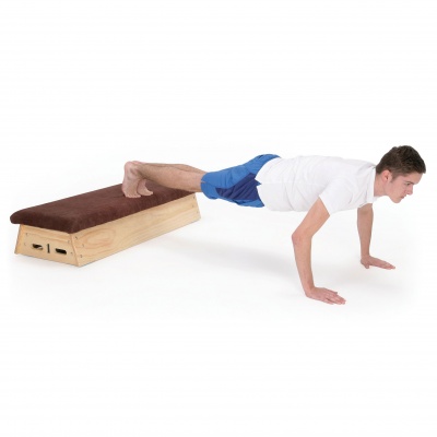 Vaulting Box With Castors, Hide Top | theClassroom.co