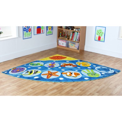 Under the Sea™ Corner Placement Carpet | theClassroom.co
