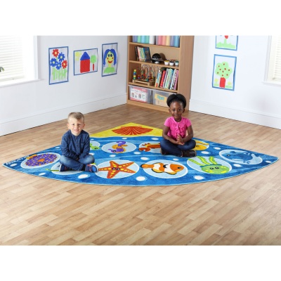 Under the Sea™ Corner Placement Carpet | theClassroom.co