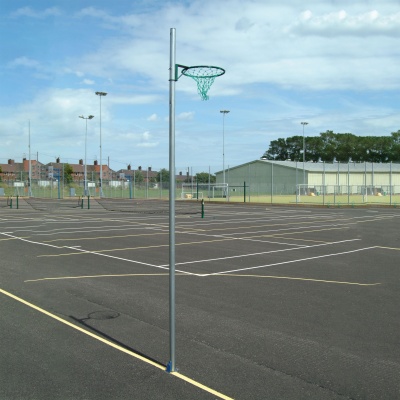Socketed Netball Posts - 30cm Socket | theClassroom.co