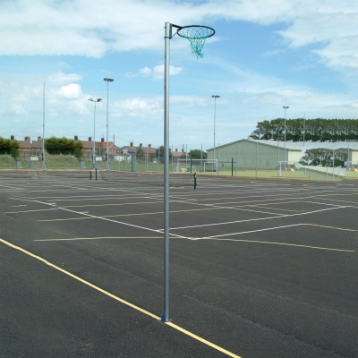 Socketed Netball Posts - 30cm Socket | theClassroom.co