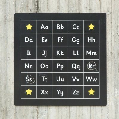 Outdoor - Alphabet Chalkboard | theClassroom.co