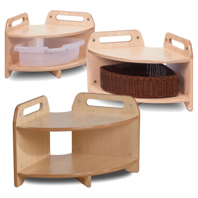 Low 90º Corner Unit + Storage | theClassroom.co