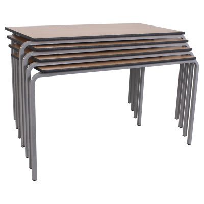 Advanced Slide-Stacking Rectangular Classroom Table | theClassroom.co