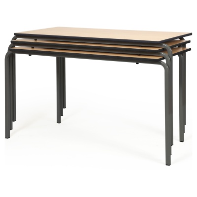 Advanced Slide-Stacking Rectangular Classroom Table | theClassroom.co