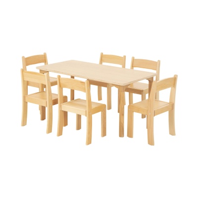 Children's Beechwood Rectangular Table | theClassroom.co