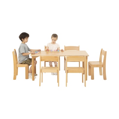 Children's Beechwood Rectangular Table | theClassroom.co