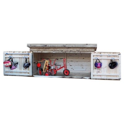 Children's Trike Storage Shed
