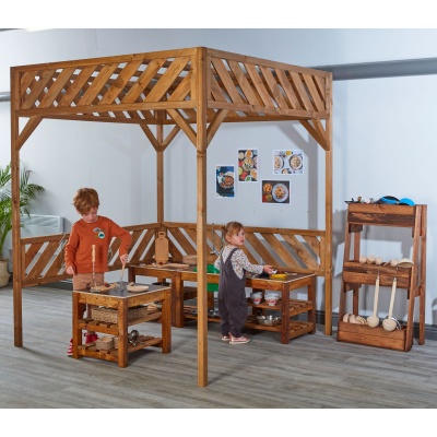 Children's Open Ended Stripey Cubbie