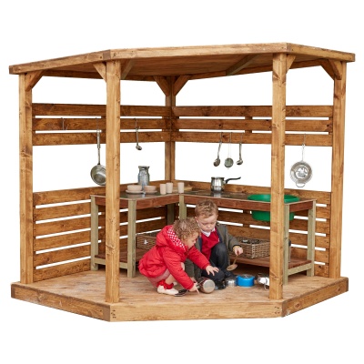 Children's Corner Stage And Chalkboards