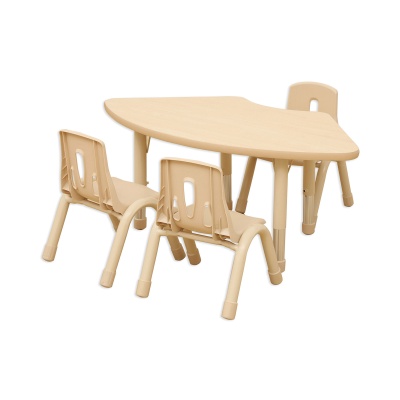 Elegant Height Adjustable Rectangle Table & 4 Chairs | theClassroom.co