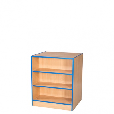 Folio Wide Double-Sided Library Bookcase + Flat Top | theClassroom.co