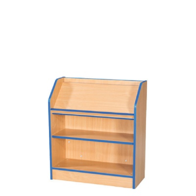 Folio Wide Library Bookcase + Angled Shelf | theClassroom.co