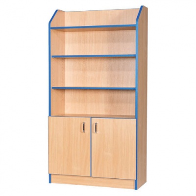 Folio Wide Library Bookcase + Cupboard | theClassroom.co