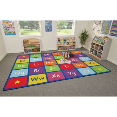 Alphabet Rocks Learning Rug | theClassroom.co