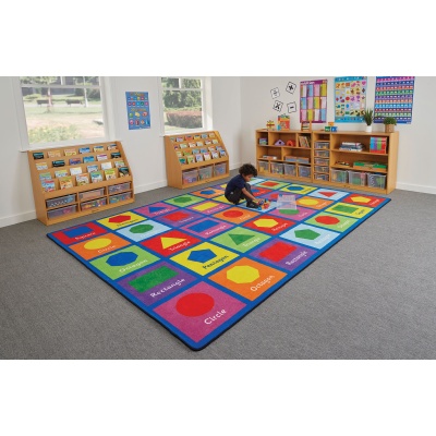 Large Shapes Learning Rug | theClassroom.co