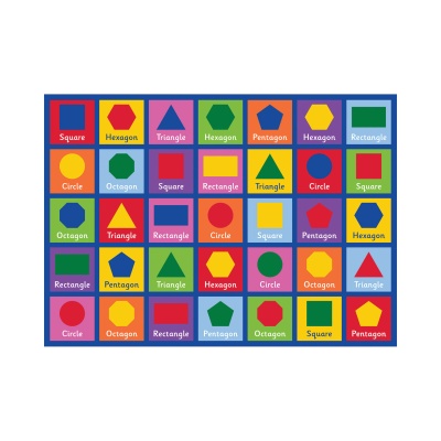 Large Shapes Learning Rug | theClassroom.co