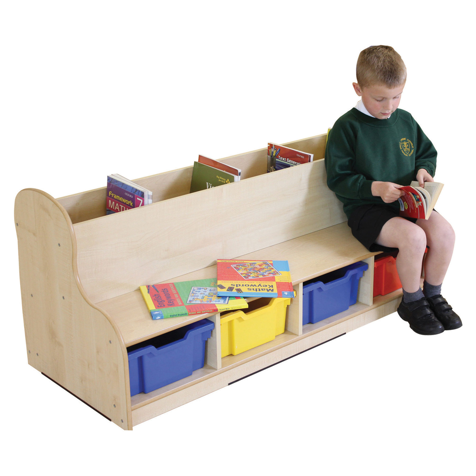 1 Sided Seat & Book Browser Unit | theClassroom.co