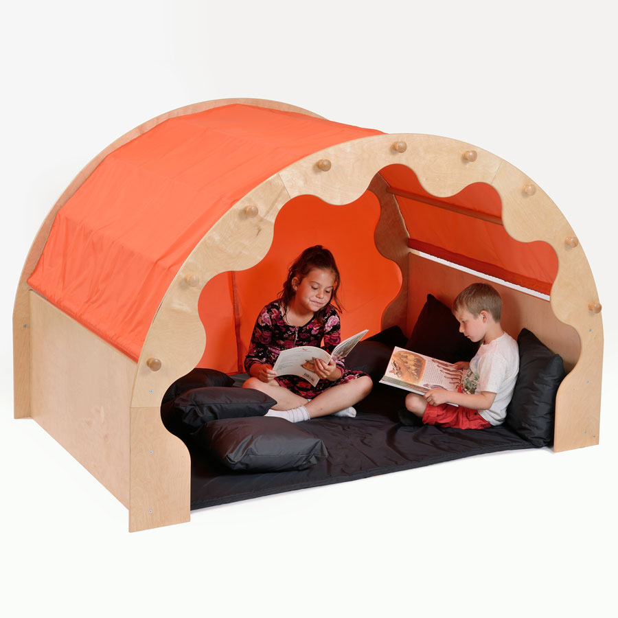 Children's Nursery Play Pod, Canopy, Curtains, Mat & Cushions ...