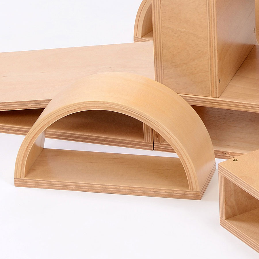 Children's Brico Wooden Building Blocks - Pack of 20 | theClassroom.co