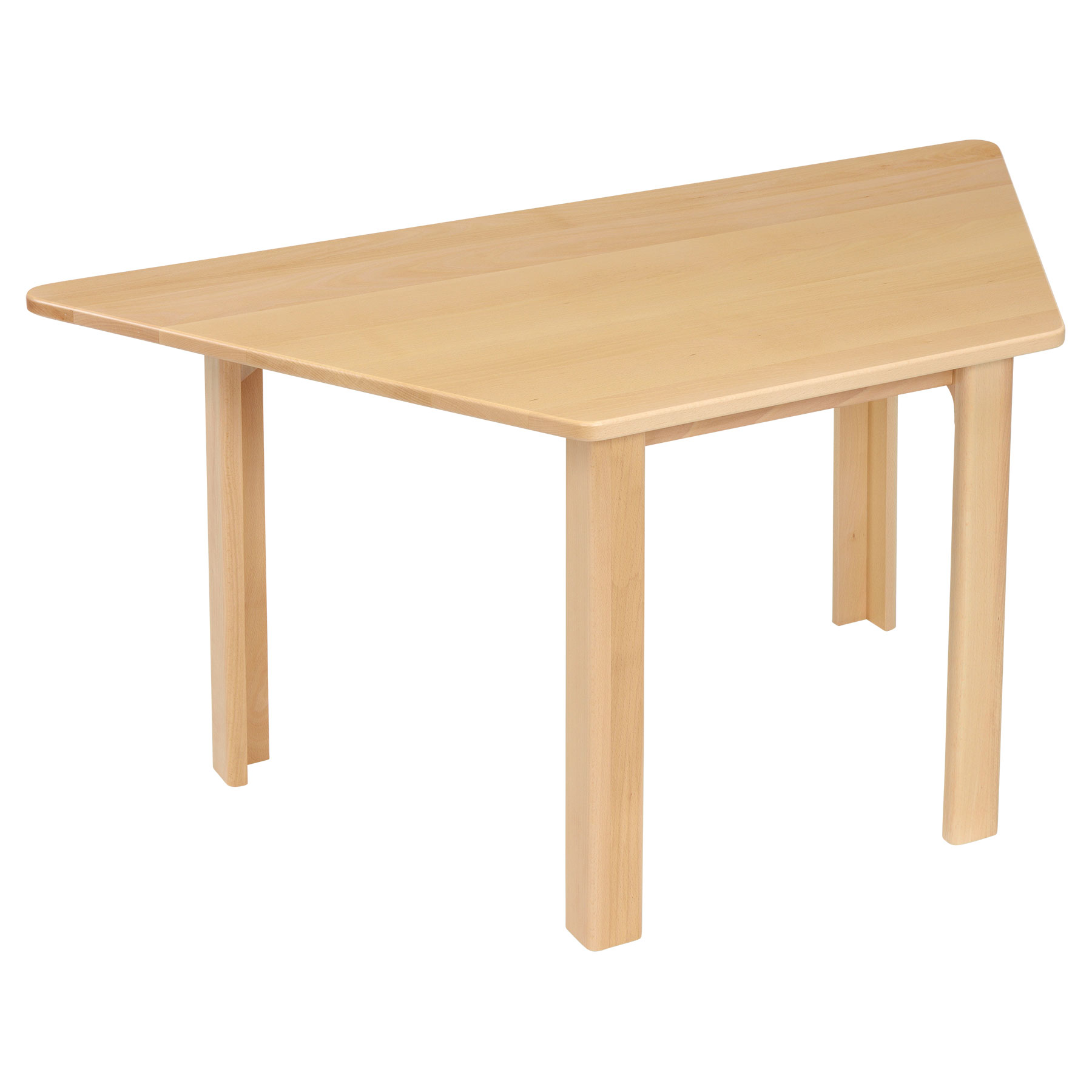 Children's Trapezoidal Solid Wooden Table | theClassroom.co