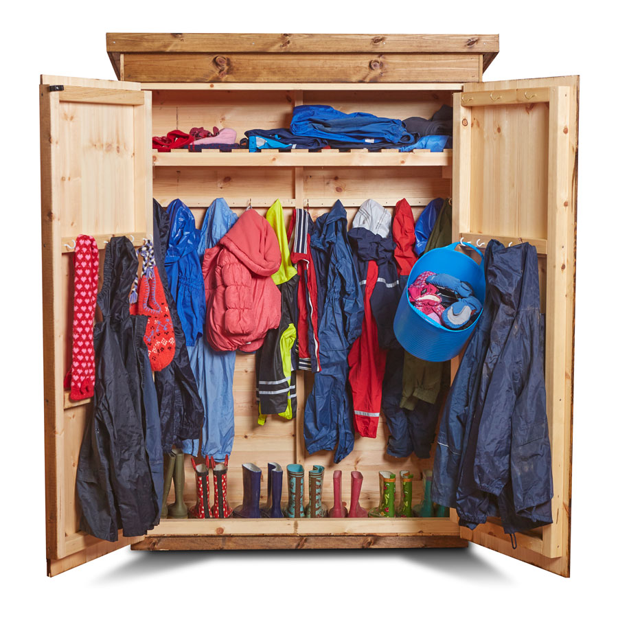 Wooden Slim Locker Shed | theClassroom.co