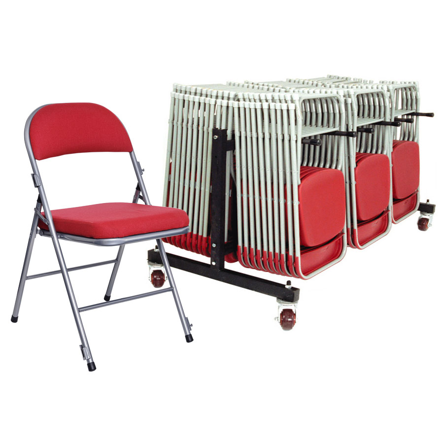 30 Comfort Deluxe Folding Chair + Trolley Bundle | theClassroom.co