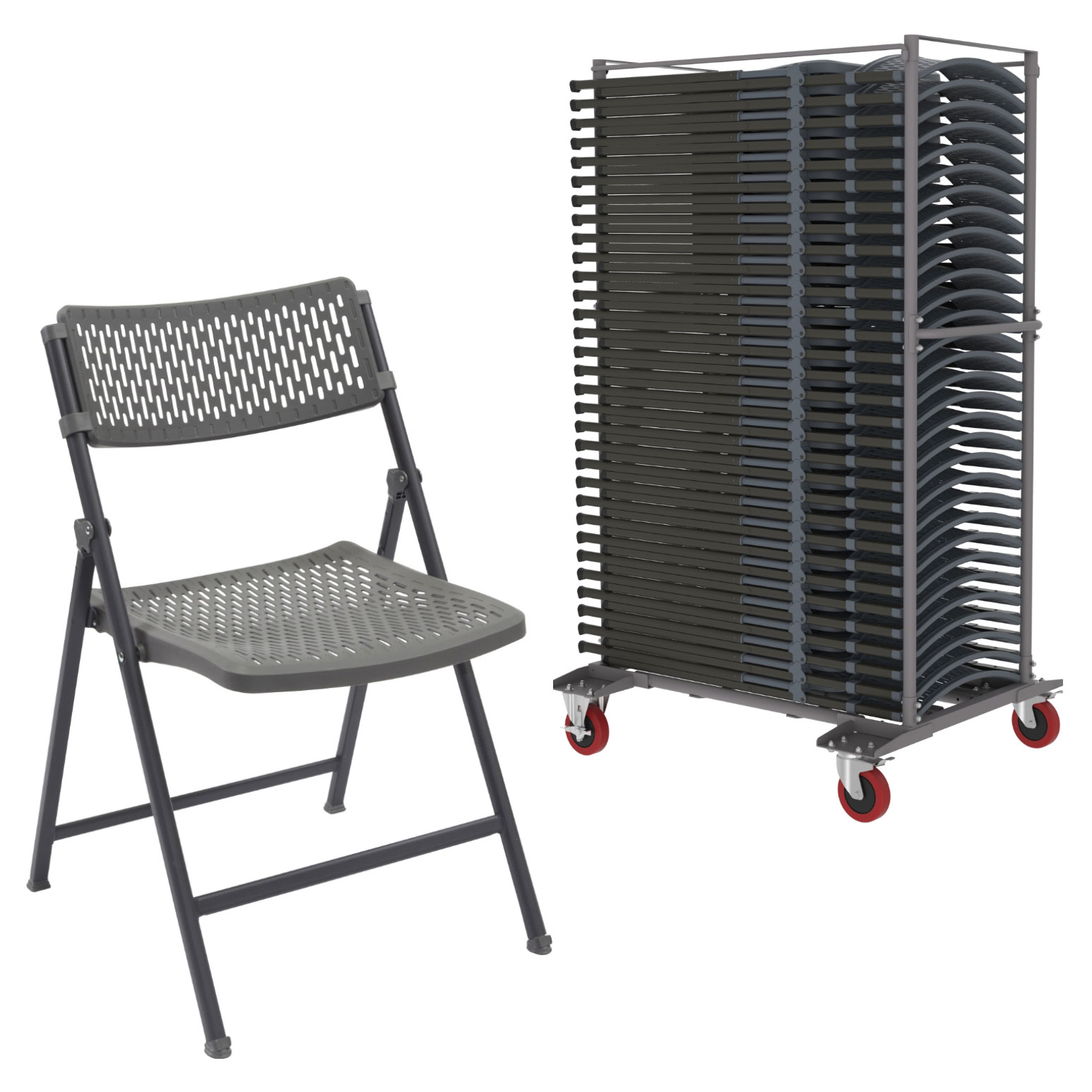 37 Aran Folding Chair + Trolley Bundle | theClassroom.co