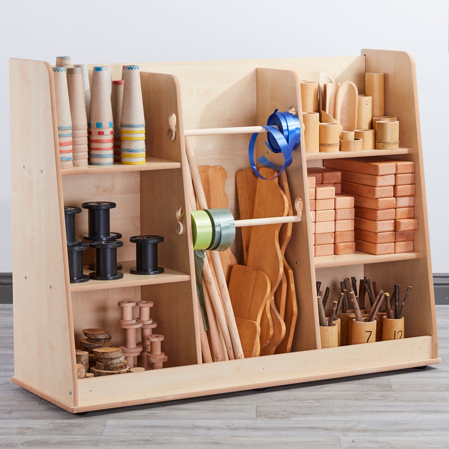 Classroom Loose Parts Free Standing Shelving | theClassroom.co