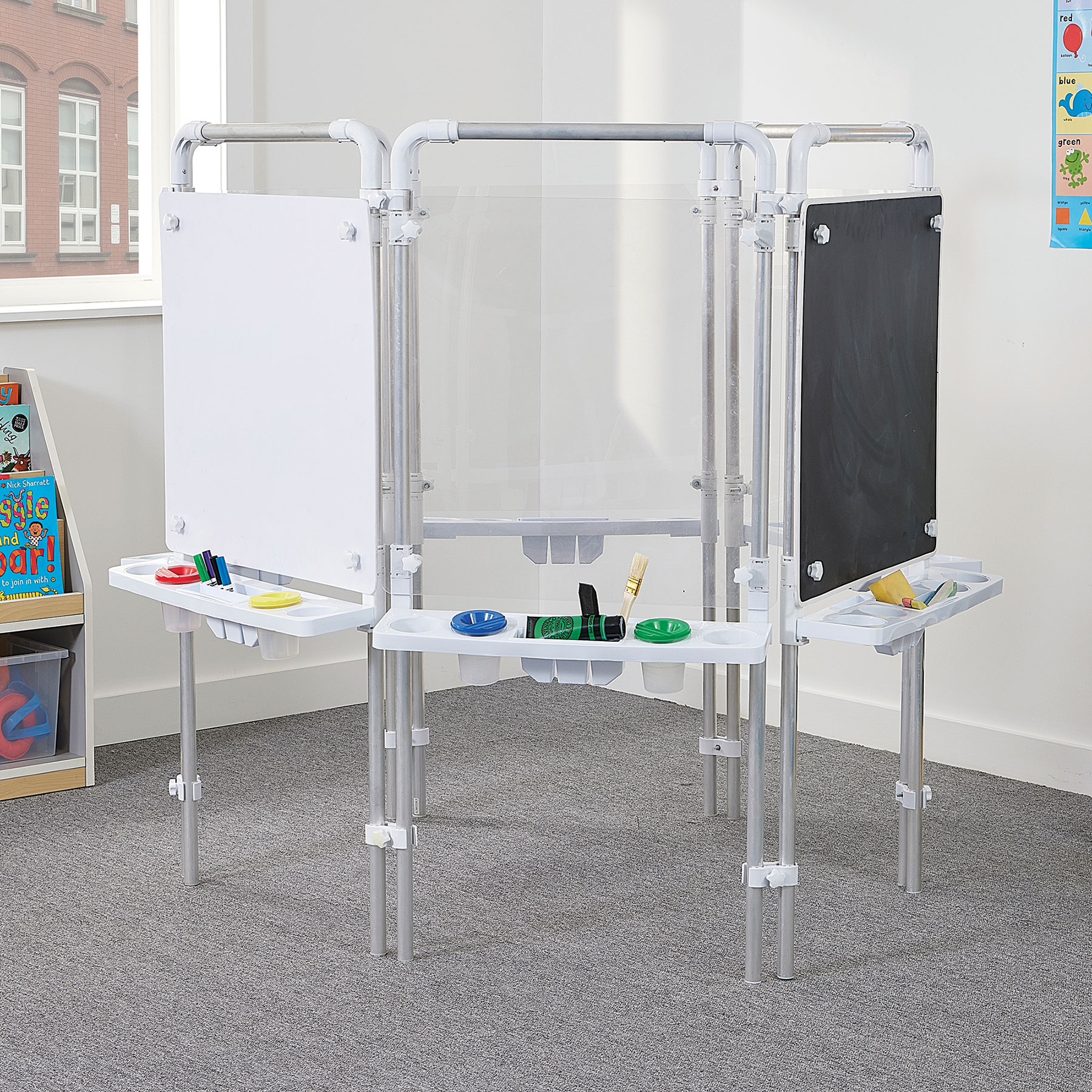 6 Sided Children's Easel - Frame Only | theClassroom.co