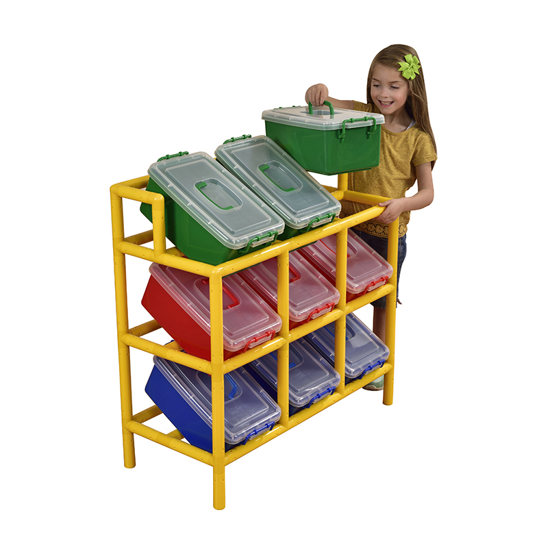 9 Bin Tilt Storage | theClassroom.co