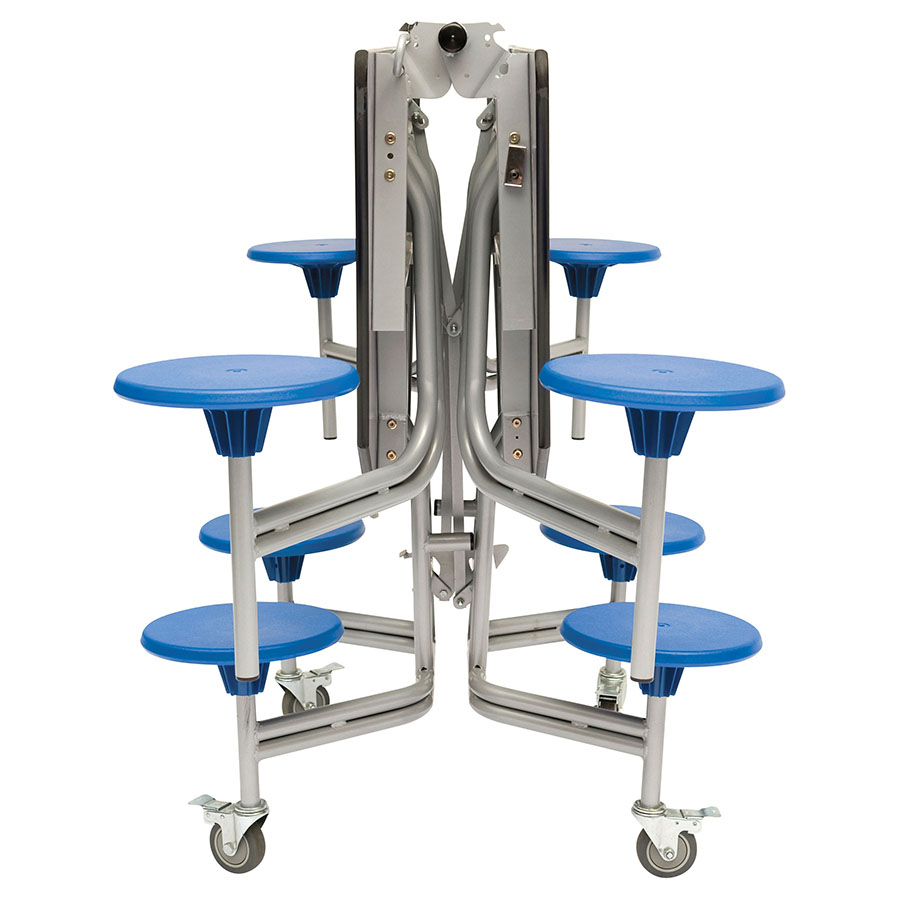 8 Seat Rectangular Mobile Folding Table - Stools | theClassroom.co