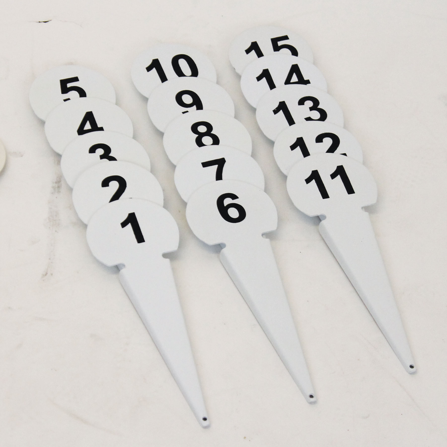 Numbered Throwing Marker 75mm, 1-15, Set Of 15 | theClassroom.co