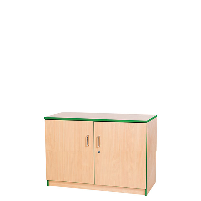 accento Lockable Cupboard + Green Edge