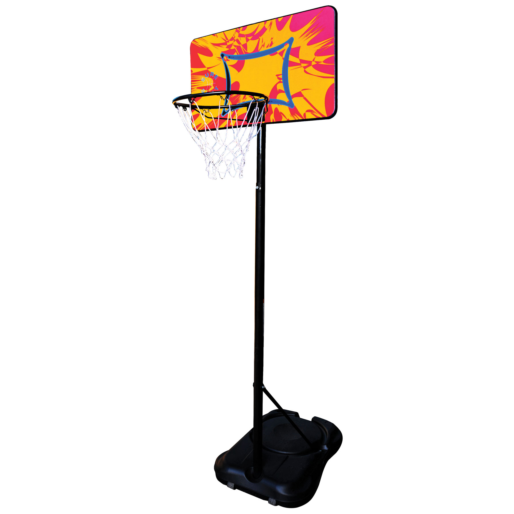Sure Shot 700 Little Shot Basketball Unit + Coloured Backboard