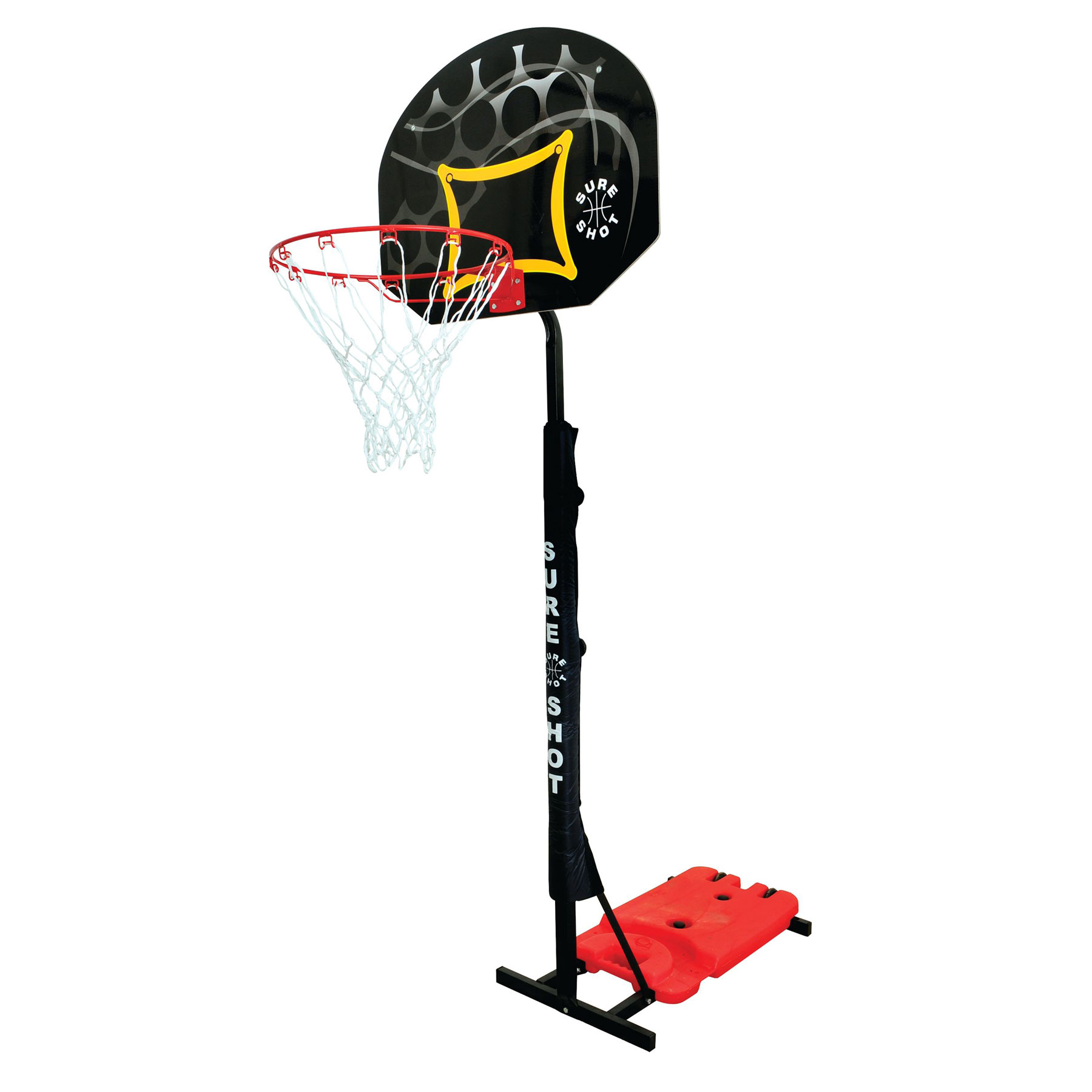Sure Shot 553 Easishot Basketball Unit + Coloured Backboard ...