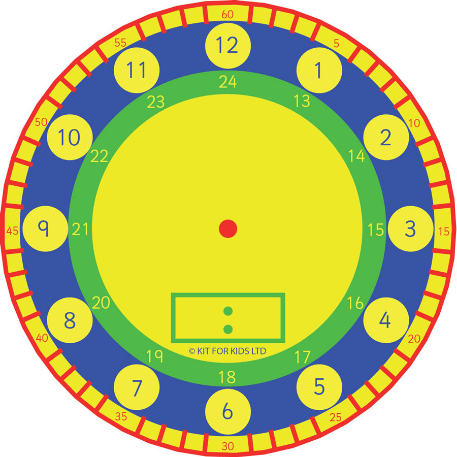 Tell the Time Carpet & Accessory Pack | theClassroom.co