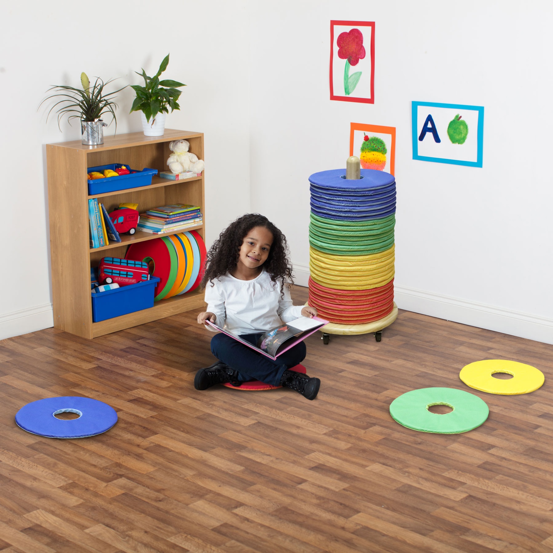 Rainbow™ Circular Mats & Donut™ Trolley | theClassroom.co