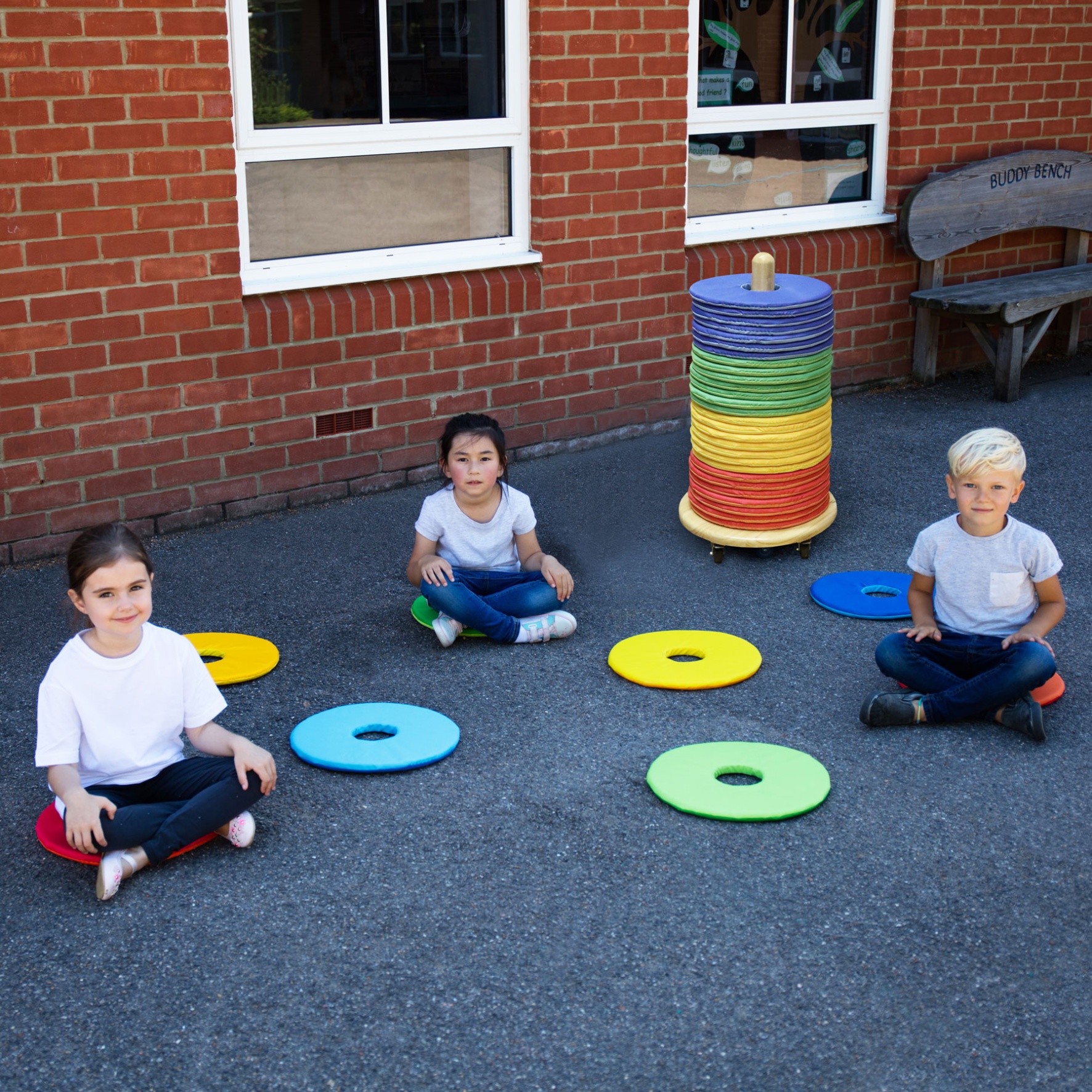 Rainbow™ Circular Mats & Donut™ Trolley | theClassroom.co