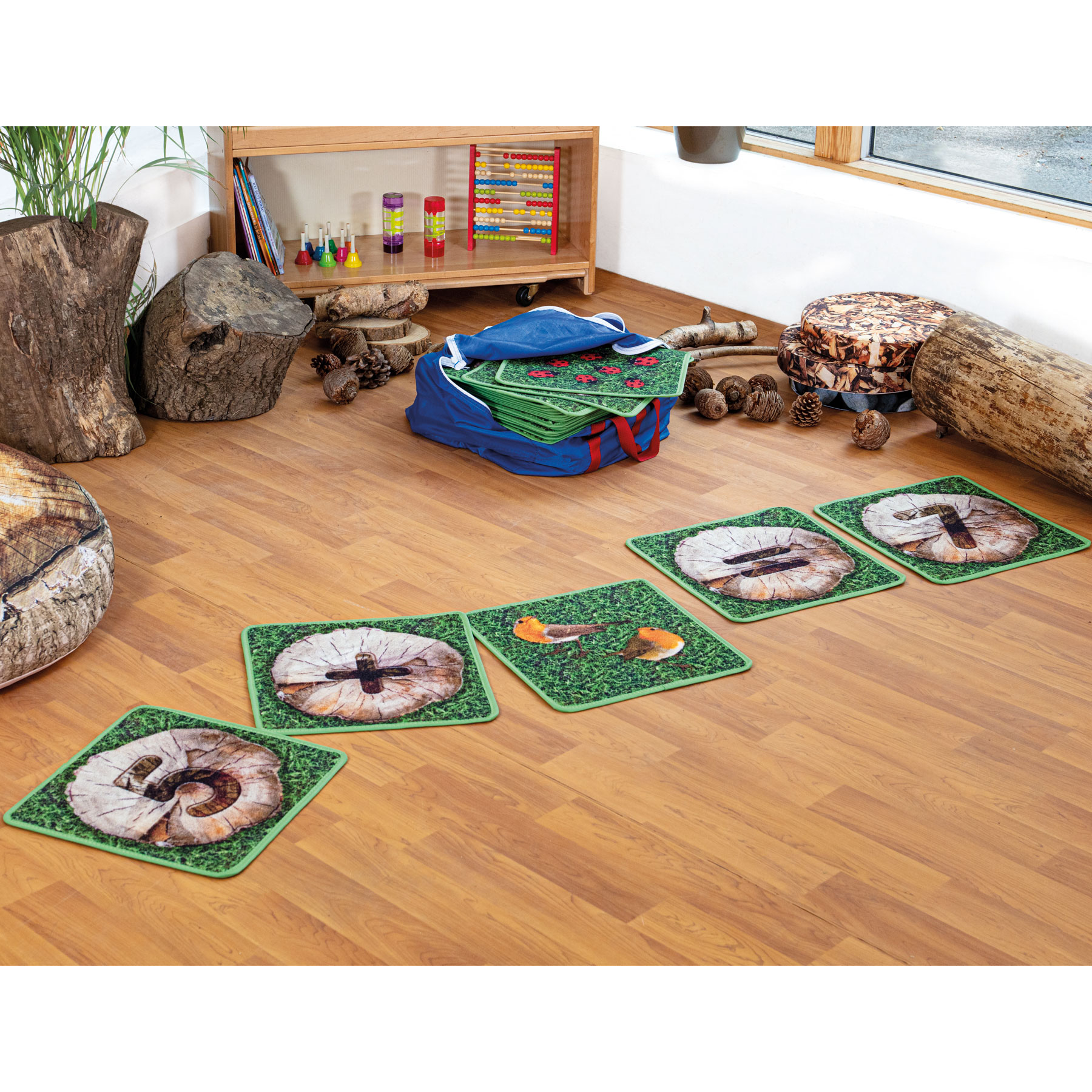 Natural World Counting Mini Carpets Indoor / Outdoor