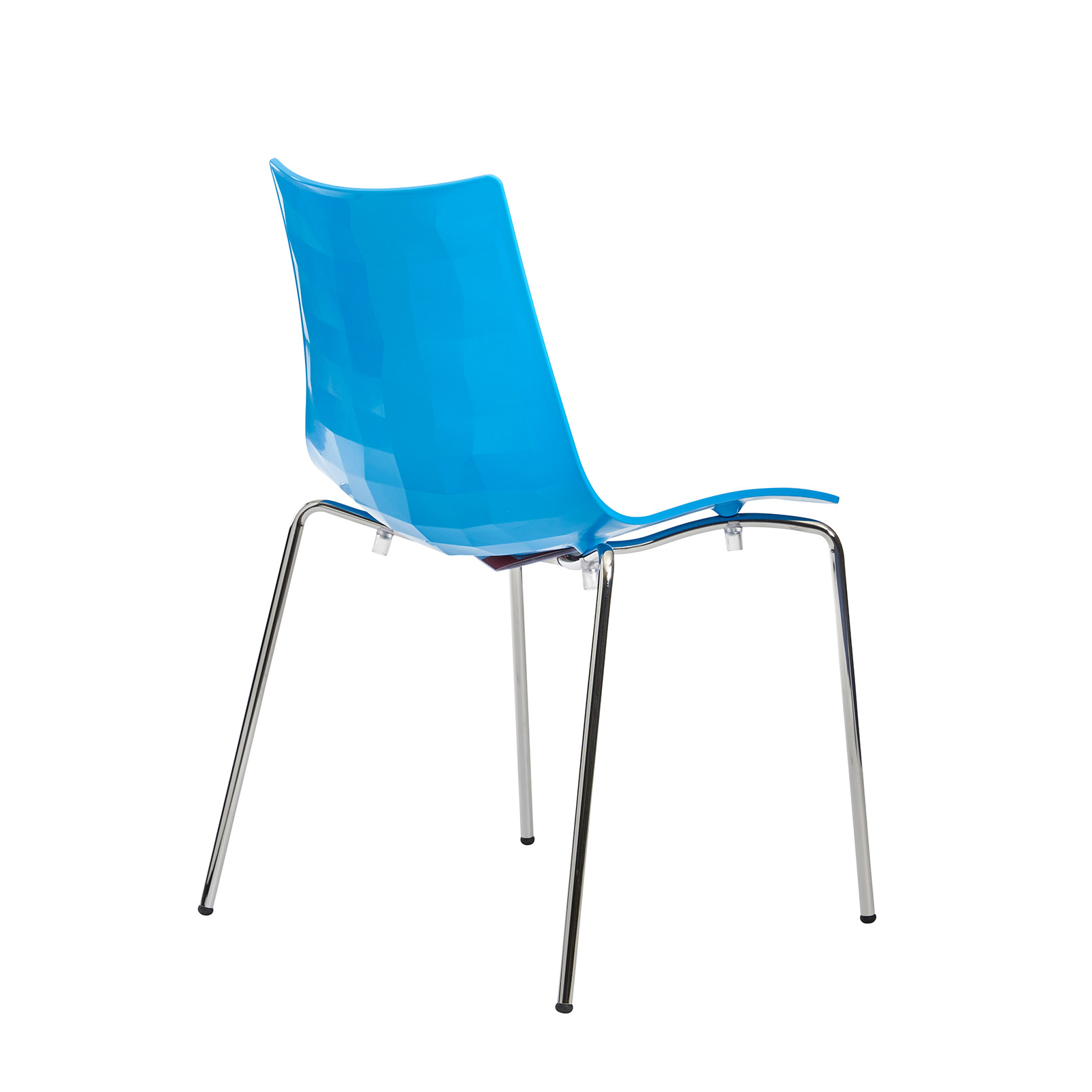 Gecko Shell Dining Stacking Chair with Chrome Legs | theClassroom.co