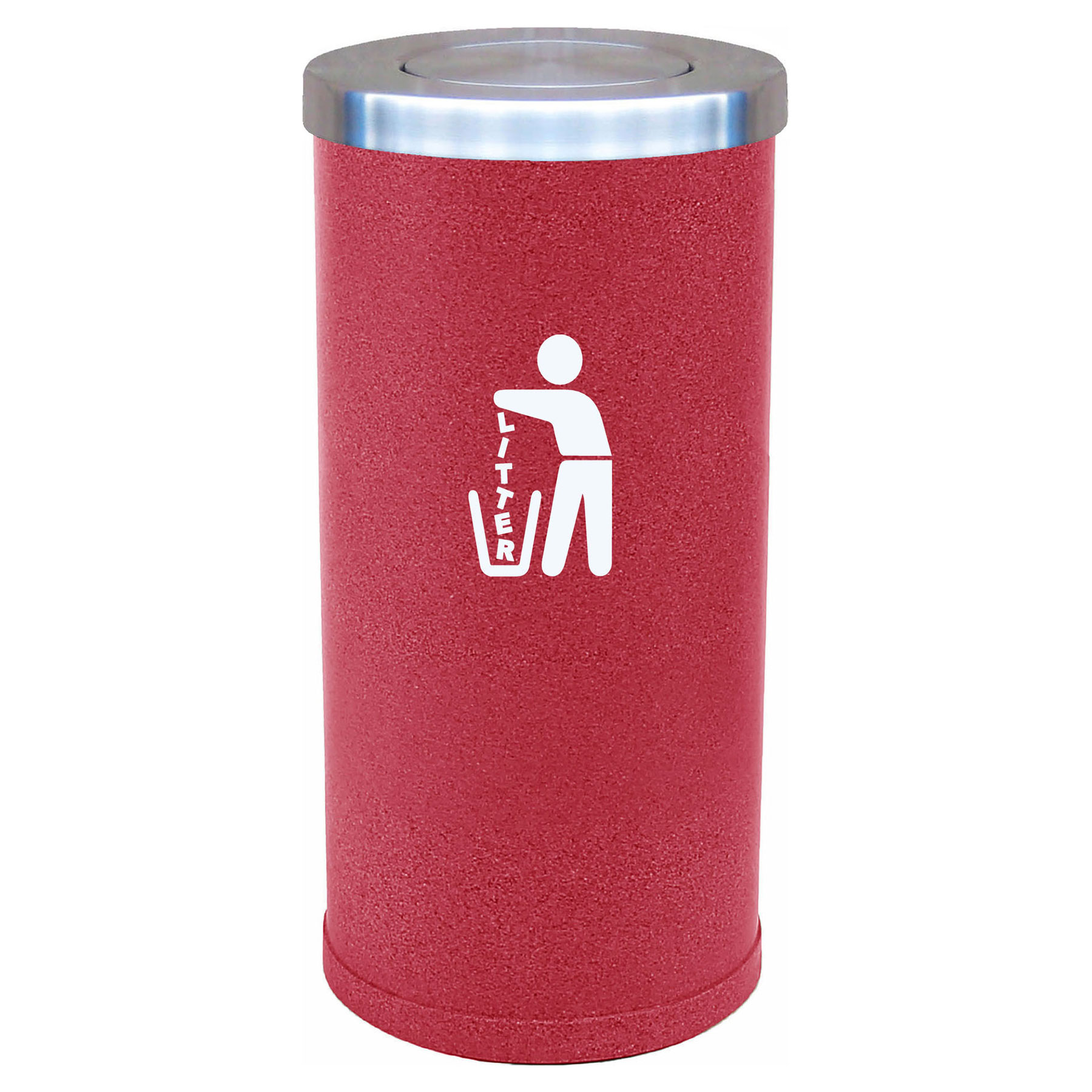 Colonial Litter Bin 70 Litre - Flip Top Lid | theClassroom.co
