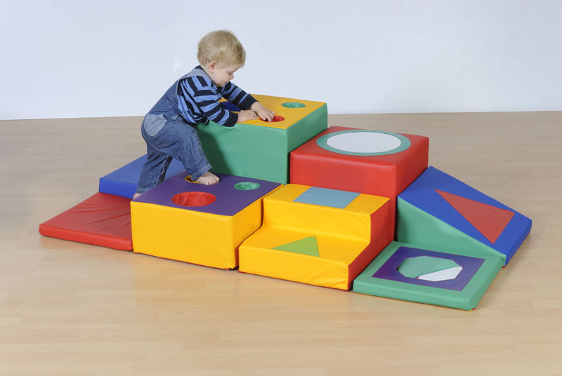 Children's Soft Blocks Discovery Trail - Multicolour | theClassroom.co
