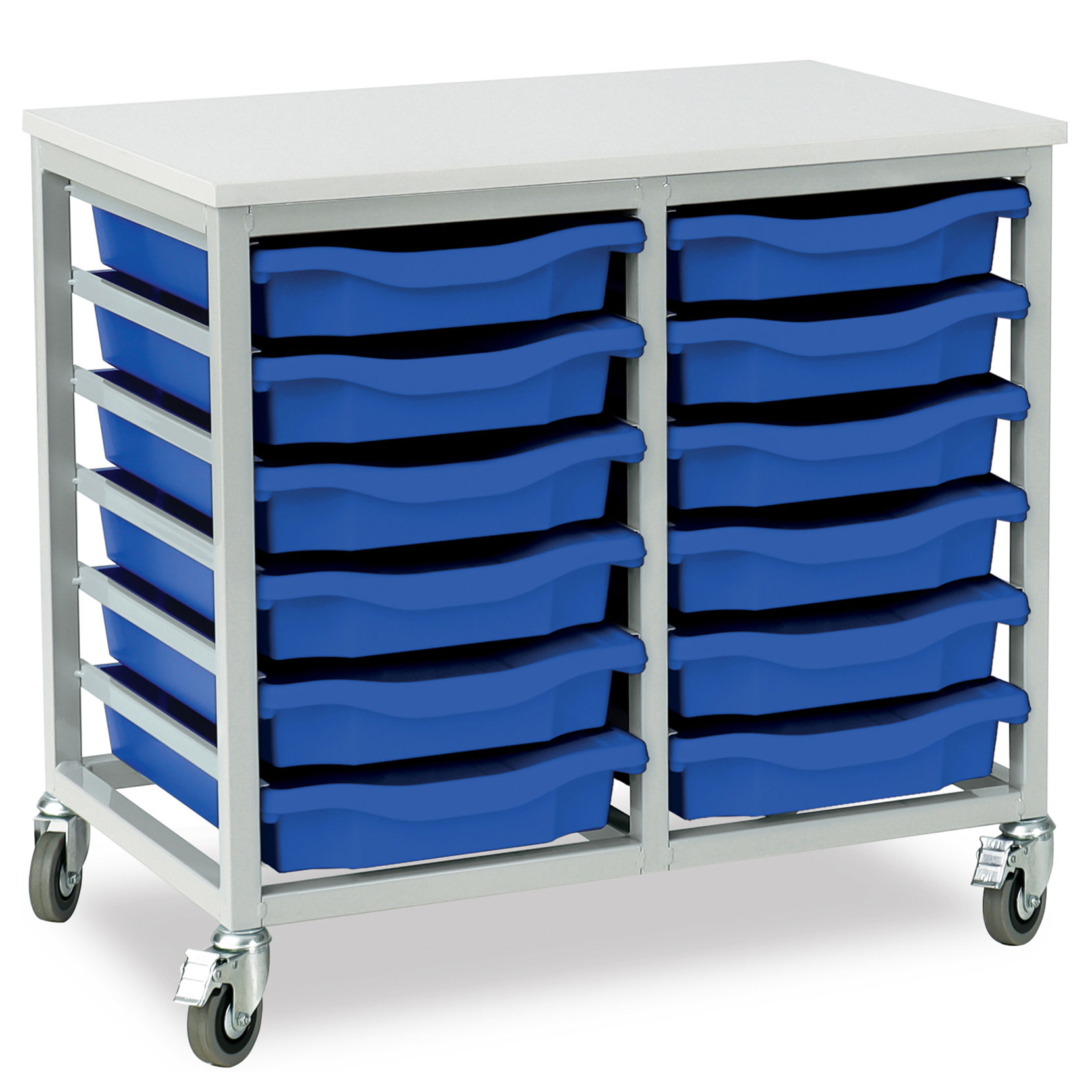 Monarch 12 Single Tray Trolley | theClassroom.co