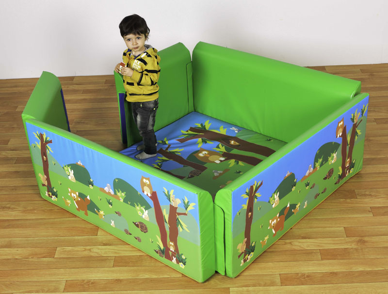 Children's Square Soft-Sided Den - Woodland | theClassroom.co